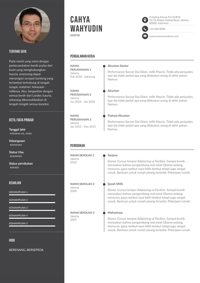 Contoh Cv Ats Docx Download IMAGESEE