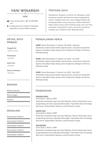 Contoh CV Pramuniaga, Tips Menulis CV Dengan Template Yang Benar